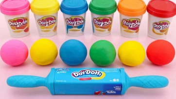 Toy Video: Play Doh Surprise Eggs with Toys